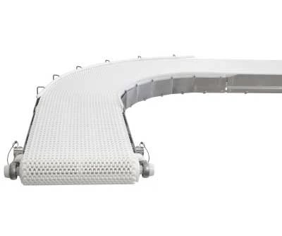 Radius flush grid conveyor belt form Rajkot, India